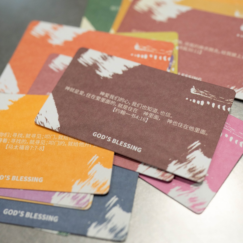 50pcs God's Blessing Cards 天父的祝福 经文卡 | Bible Verse Cards - Christian ...
